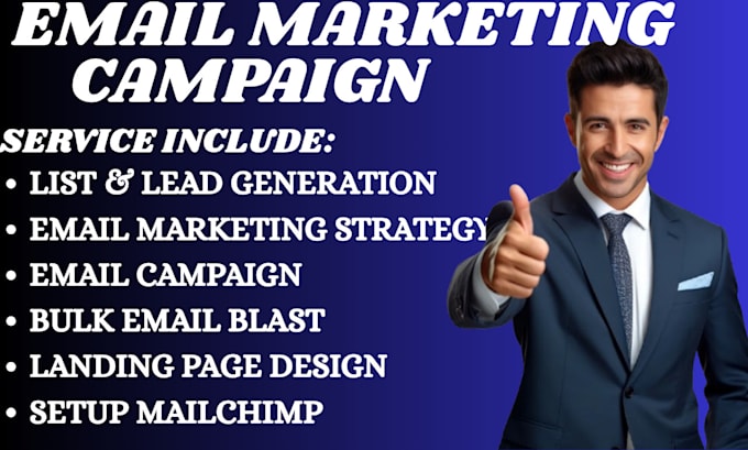 Do bulk email blast sending mass email campaign mailchimp email ...