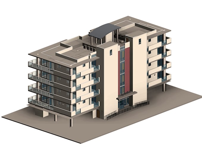 Conception 3d modèle revit bim