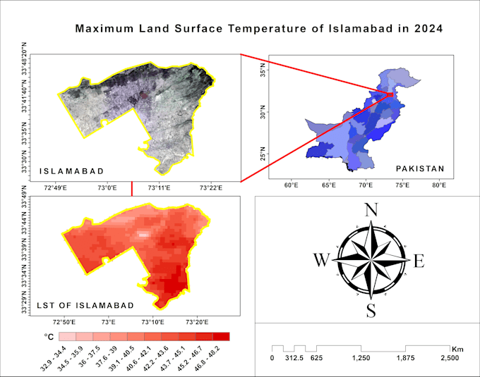 Perform geospatial analysis and create gis maps by Talhaejaz99 | Fiverr