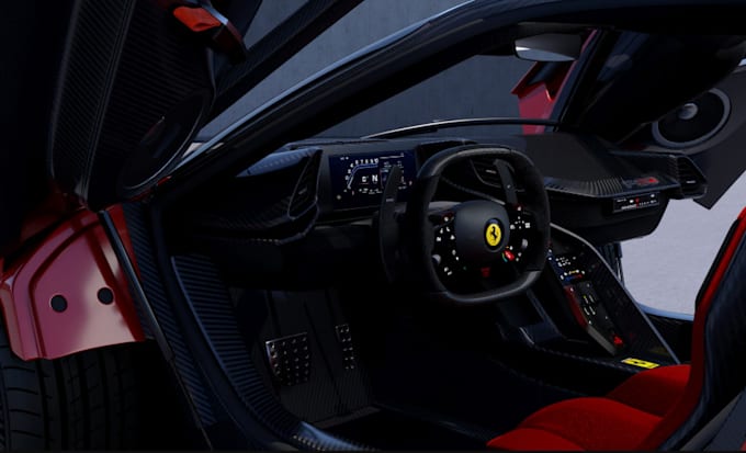 Make a ready gta5 sport car, 3d car interior and exterior, beamng car ...