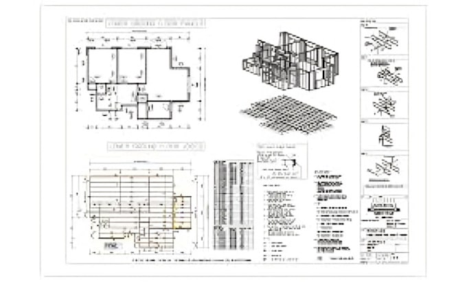 Do well detailed grading plan timber structure framing plan for permit ...