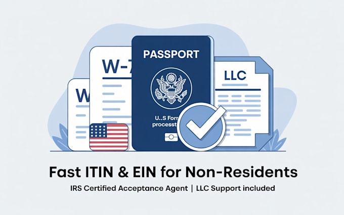 Get your itin fast with irs certified acceptance agent service by Peace_joe12 | Fiverr