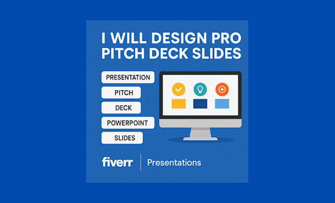 Design pro pitch deck slides by Areejsattar212 | Fiverr