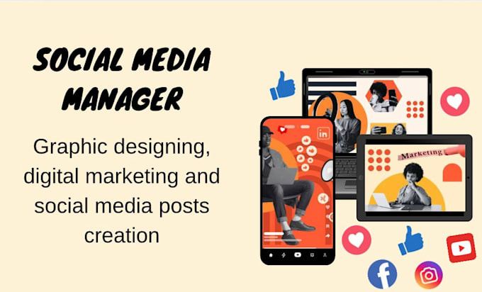 Be your social media manager, instagram manager and content creator by ...