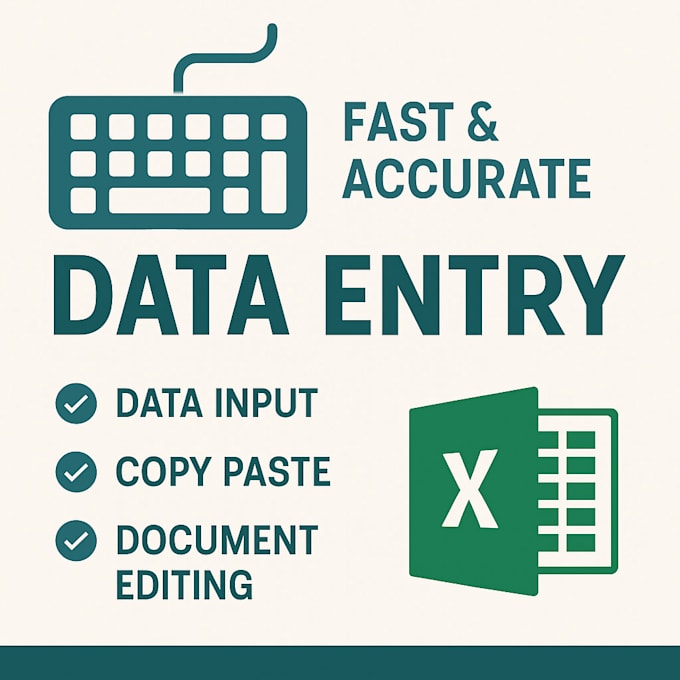 Do accurate and fast data entry, typing, or copy paste work by Fati_17 ...