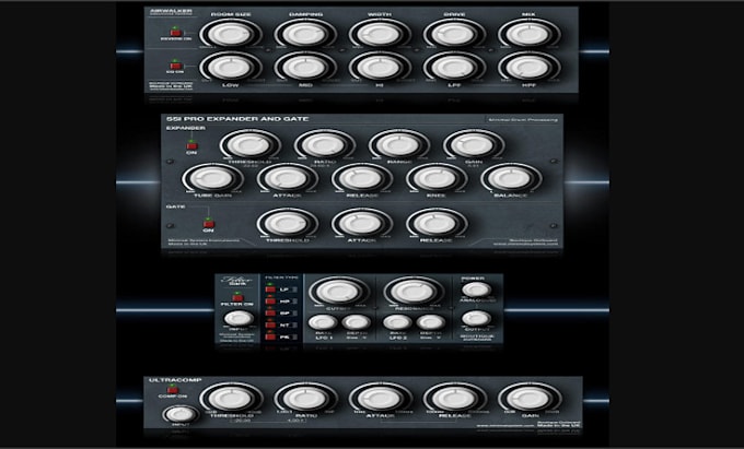 Professionally design your vst plugin graphic user interface kit in ...