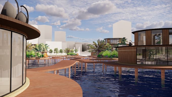 Design large scale resort, park, landscape, masterplan and hospitality ...
