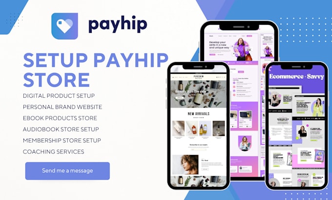 Create payhip store setup for digital products, design payhip website for sales by Johndesigns4 ...