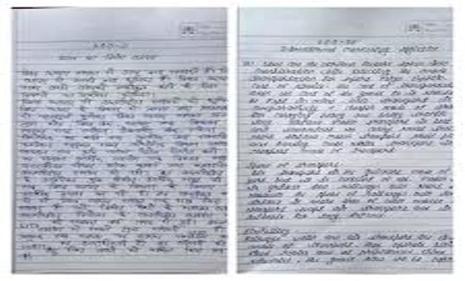 Do handwriting assignment job and typing work by Anas_school | Fiverr