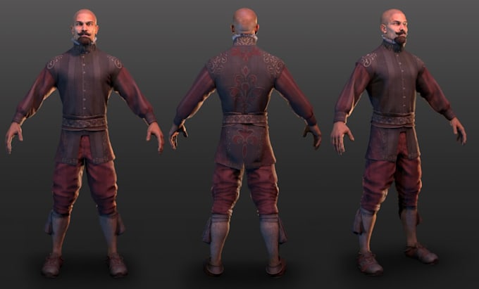 Craft modular character, 3d game model, armor, xgen hair, metahuman 3d, ue model by Asomola | Fiverr