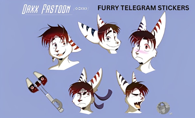 Draw furry telegram sticker discord telegram sticker animated furry ...