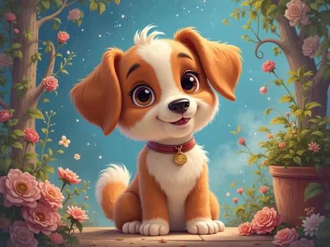 Create amazing disney pet portrait by Ergserg | Fiverr