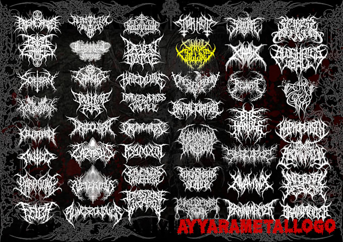 Make a deathcore, death metal logo for your killer project by ...