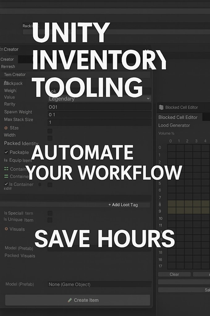Build custom unity editor tools to automate your workflow