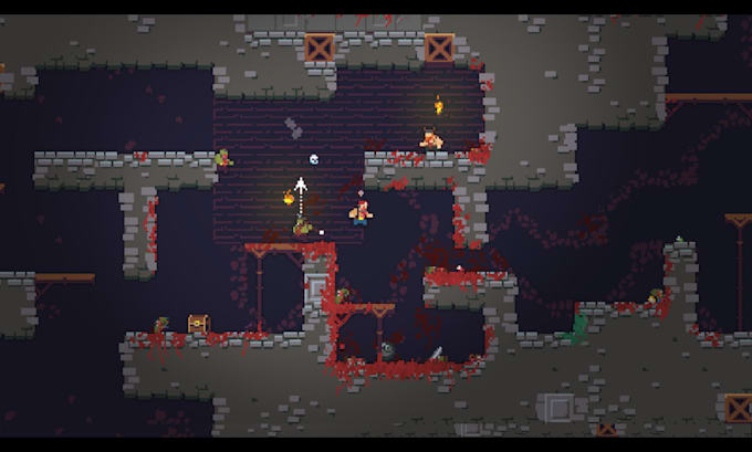 Create awesome pixel art tileset scenery pixel game art game assets ...