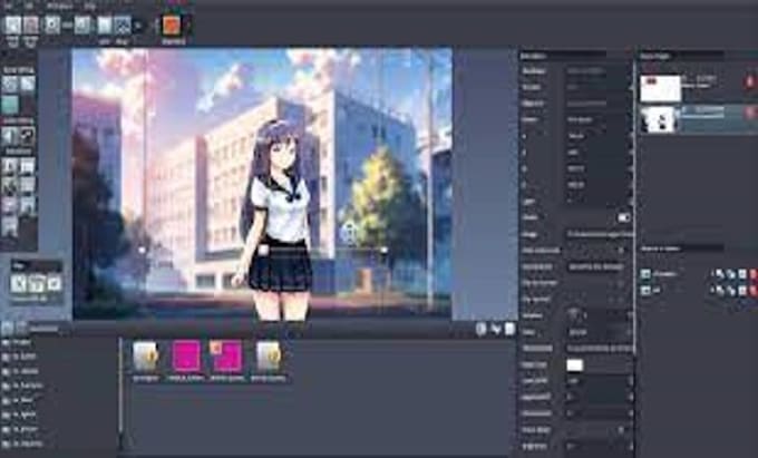 Develop your visual novel with custom gui and multiple story paths in renpy by Emma_novel | Fiverr