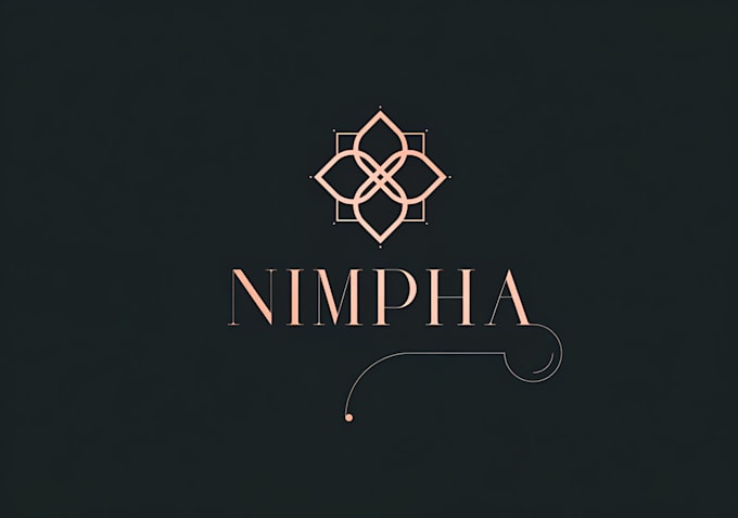 Design professional minimal logo with floral, line art and royal touch ...