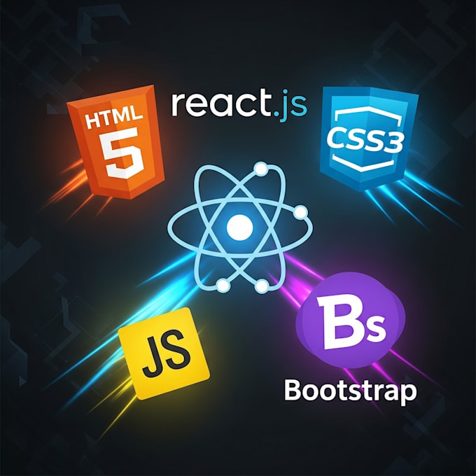 Crear un sitio web adaptable usando html, css, javascript y reactjs