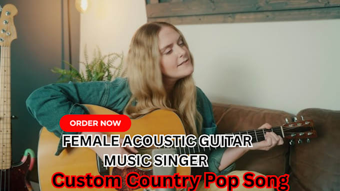 Be your dreamy country pop singer songwriter with female vocal by ...