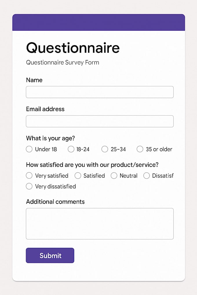 Create an online form using google forms by Cristito_goco | Fiverr