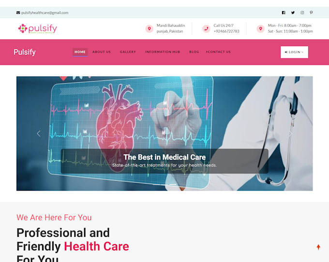 Create a responsive frontend website using html, css and js by Meharshahzaib1 | Fiverr