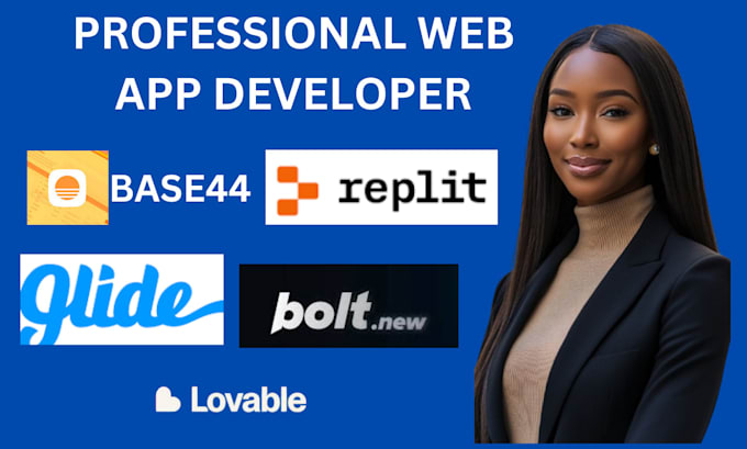 Build web app with replit base44 lovable glide supabase bolt new aiclient portal by Benjamin ...