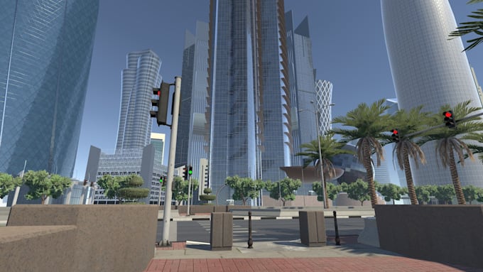 Create 3d cgi skyscraper building design, cityscape and tower exterior ...