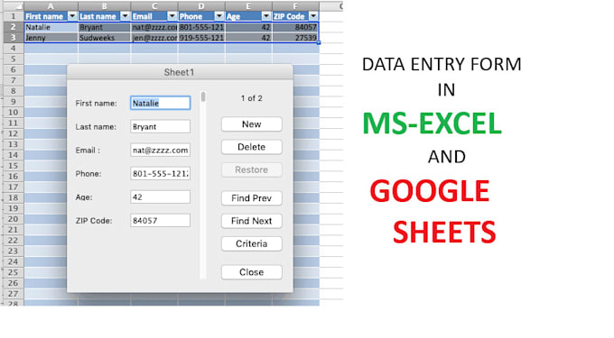 Develop custom excel tools for streamlined data entry and bulk processing by Kadeermughal | Fiverr
