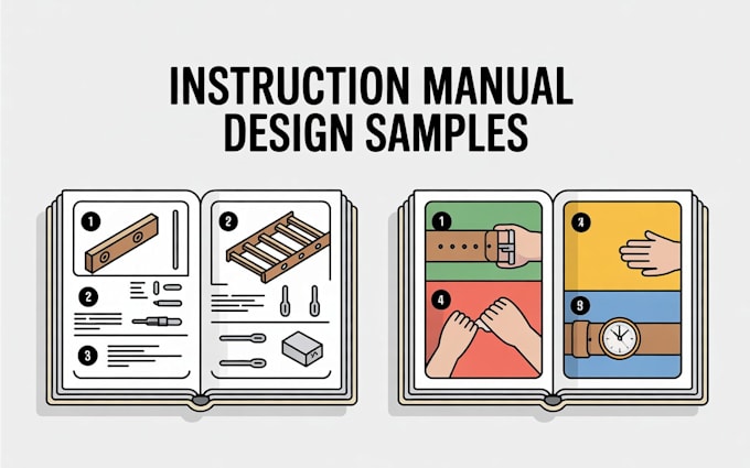 Draw vector line art drawing illustration, assembly instruction, user ...