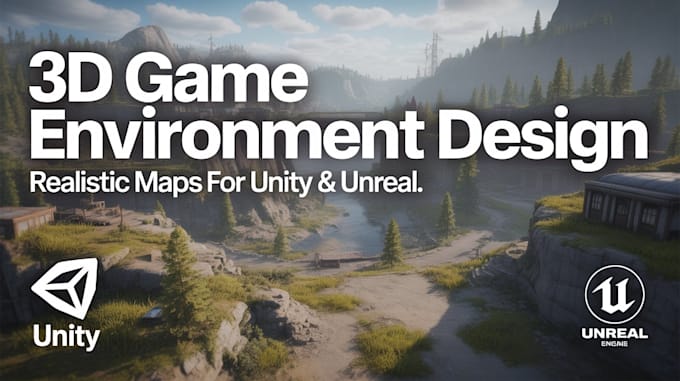 3d game environment design realistic 3d enironment 3d game map unity and unreal by Stone_gamer ...
