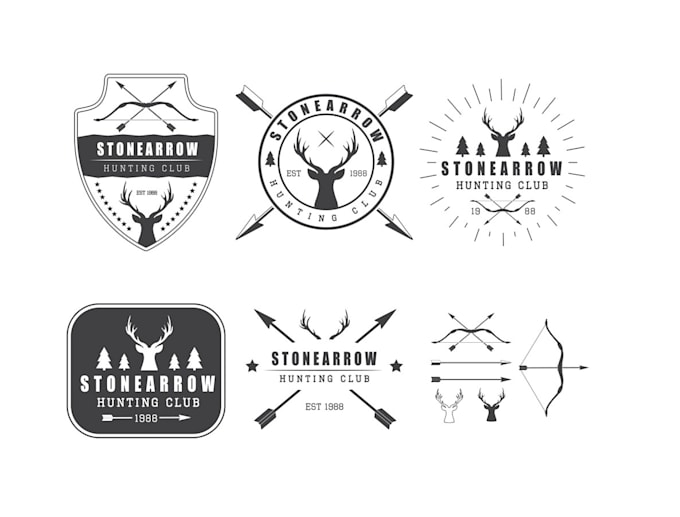 Create a modern hunting logo design by Hilario_walter | Fiverr