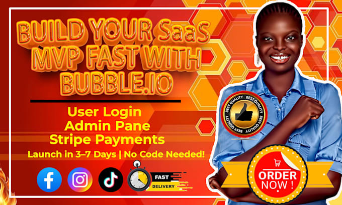 Build your no code mobile app using flutterflow bubble adalo for mvp by Mercy_21expert | Fiverr
