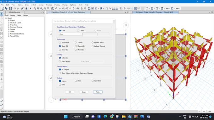 Do structural detailing and bar bending schedule using staad pro as per is codes by ...