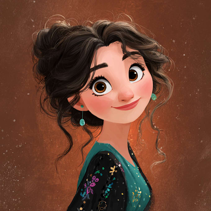Create a personalized disney animated portrait by Feodates | Fiverr
