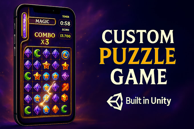 Build a unique puzzle game with custom levels in unity by Netgen66 | Fiverr