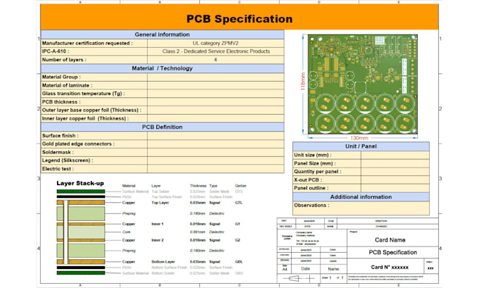 Create a technical datasheet and assembly guide for your pcb by O_falk ...