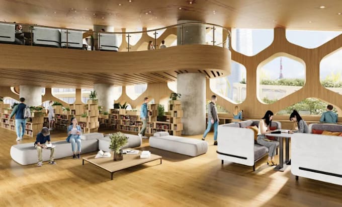 Renovate and design school, 3d stem labs, classrooms, libraries, learning spaces by Kaffy_kofia ...