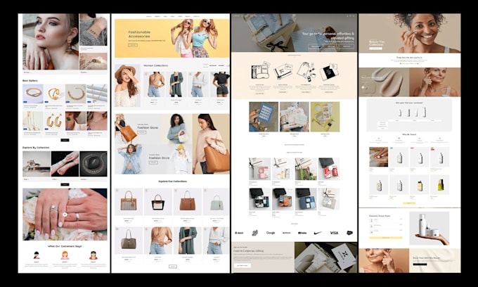 Create high quality shopify store wordpress website design for your ...