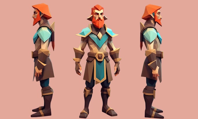Design low poly stylized 3d roblox game assets characters avatars ...