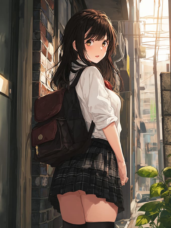 Draw pro anime character, your oc, vtube art by Heidy_booth | Fiverr