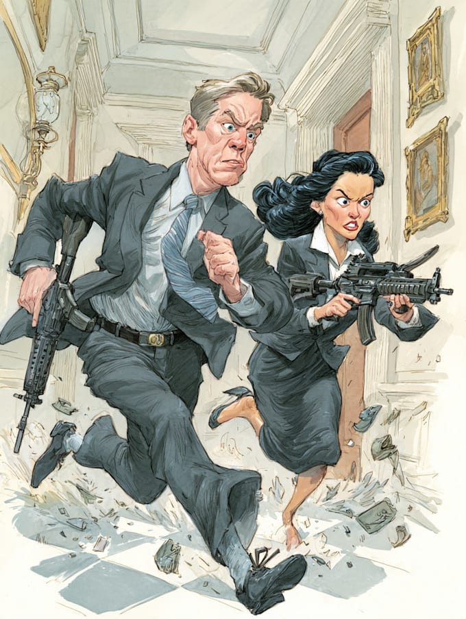 Create political cartoons illustrations by Steve_roque | Fiverr