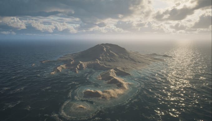 Open world terrain environment unreal engine5 procedural generation ...