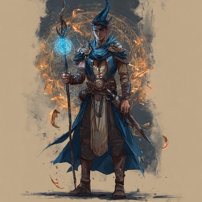 Dnd character art and dnd character art by Larrelaed | Fiverr