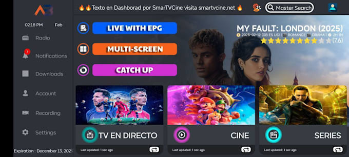 Rebrand new iptv ibo player xciptv smarter pro tivimate premium sparkle ...
