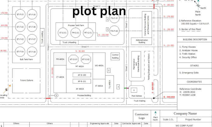 Draw plot plan, site plan, real estate map, 2d site plan, layout plan ...
