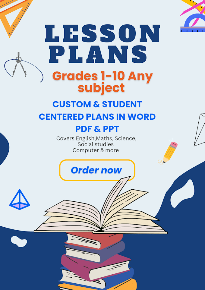 Create custom lesson plans for any grade by Abdulmanan411 | Fiverr