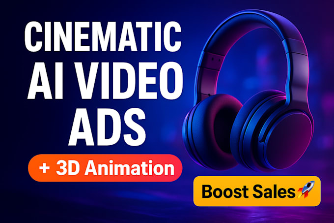 Create cinematic ai ads stunning 3d animations and viral ugc by Hazel ...