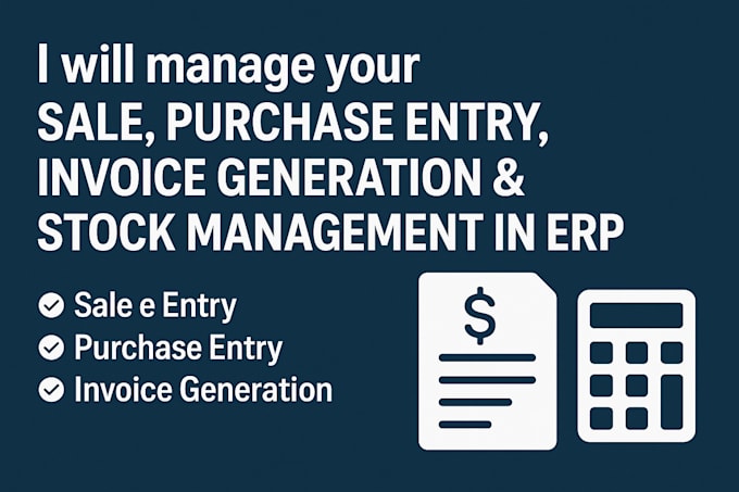 Maintain sell purchase and stock entry in excel erp system by Atanu ...