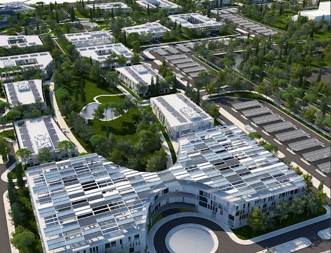 Recreate 3d architecture landscape,urban visualization, exterior design ...