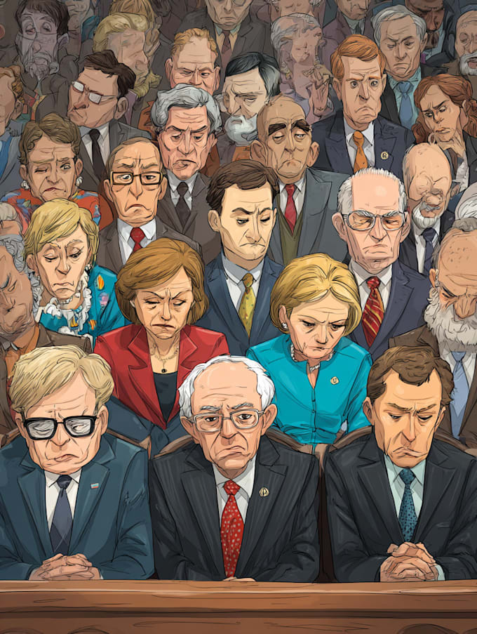 Do political cartoons illustrations by Corneliusnorris | Fiverr